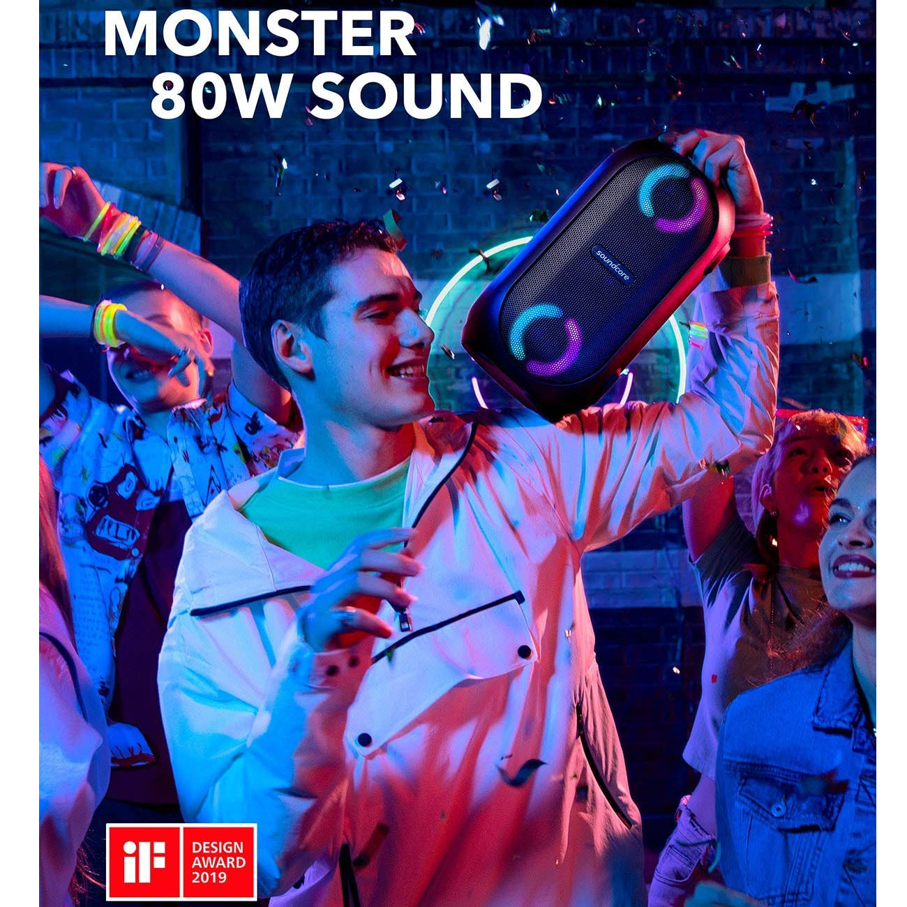 Anker Soundcore Rave PartyCast 80W Bluetooth Speaker | NoFake.lk ...