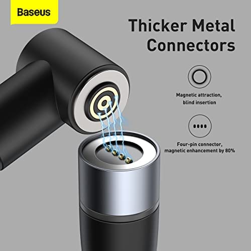 Baseus Zinc Magnetic Series 100W Type-C to DC Round Port Laptop ...