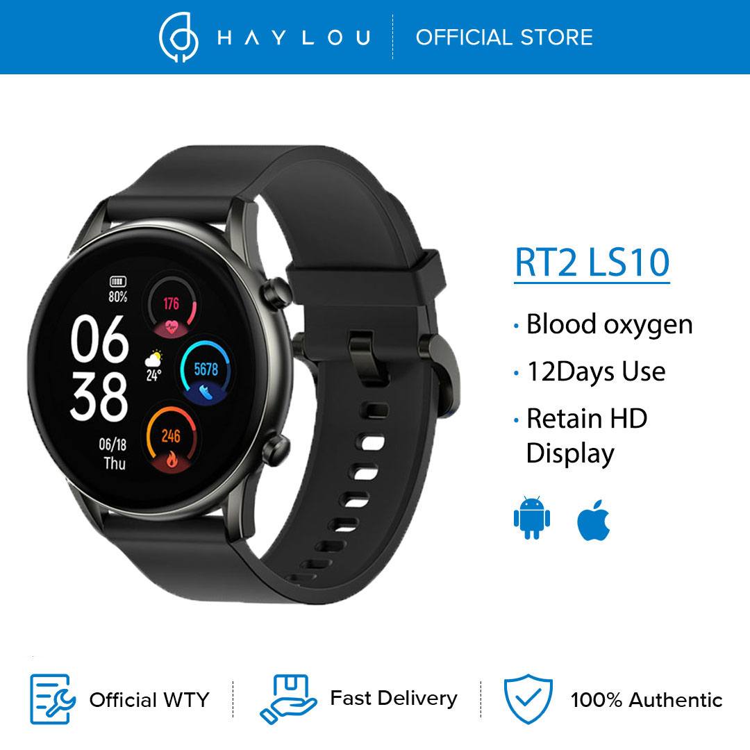 Haylou RT2 LS10 (2021 Version) Smart Watch -Black